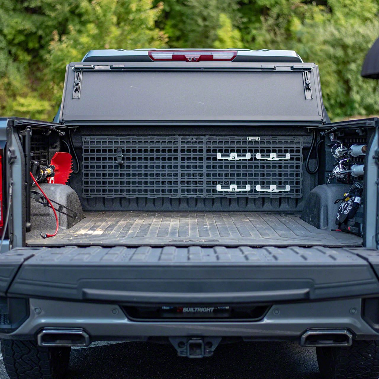 BuiltRight Industries Sierra 1500 Bedside MOLLE Rack System; Cab Wall ...