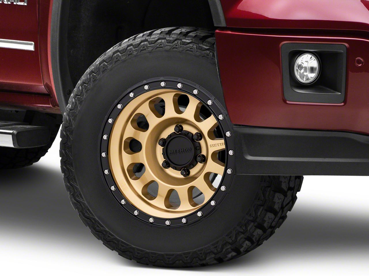 Method Race Wheels Sierra 1500 MR315 Gold 6-Lug Wheel; 17x9; -12mm ...