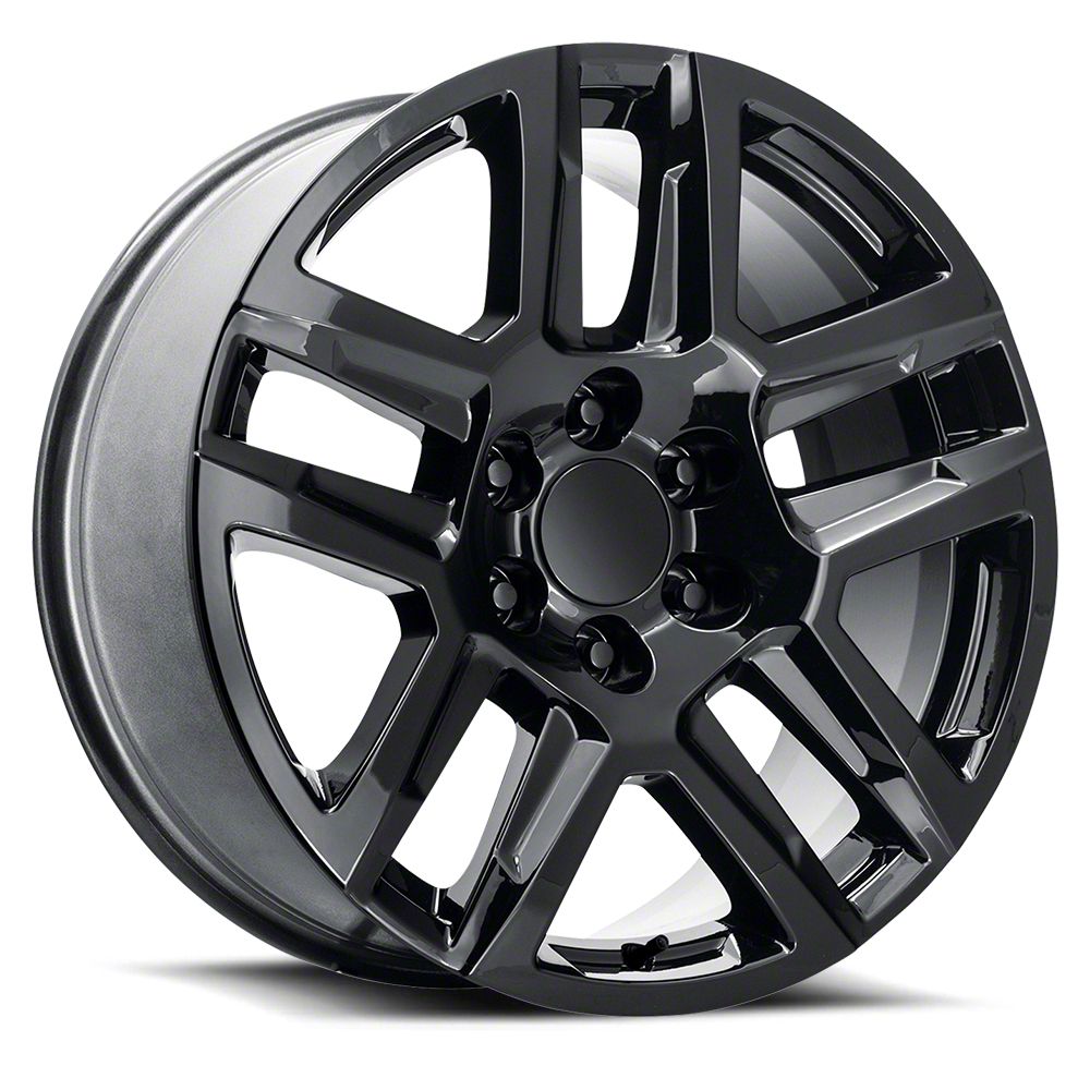 Silverado 1500 2021 Trail Boss Style Gloss Black 6-Lug Wheel; 20x9 ...