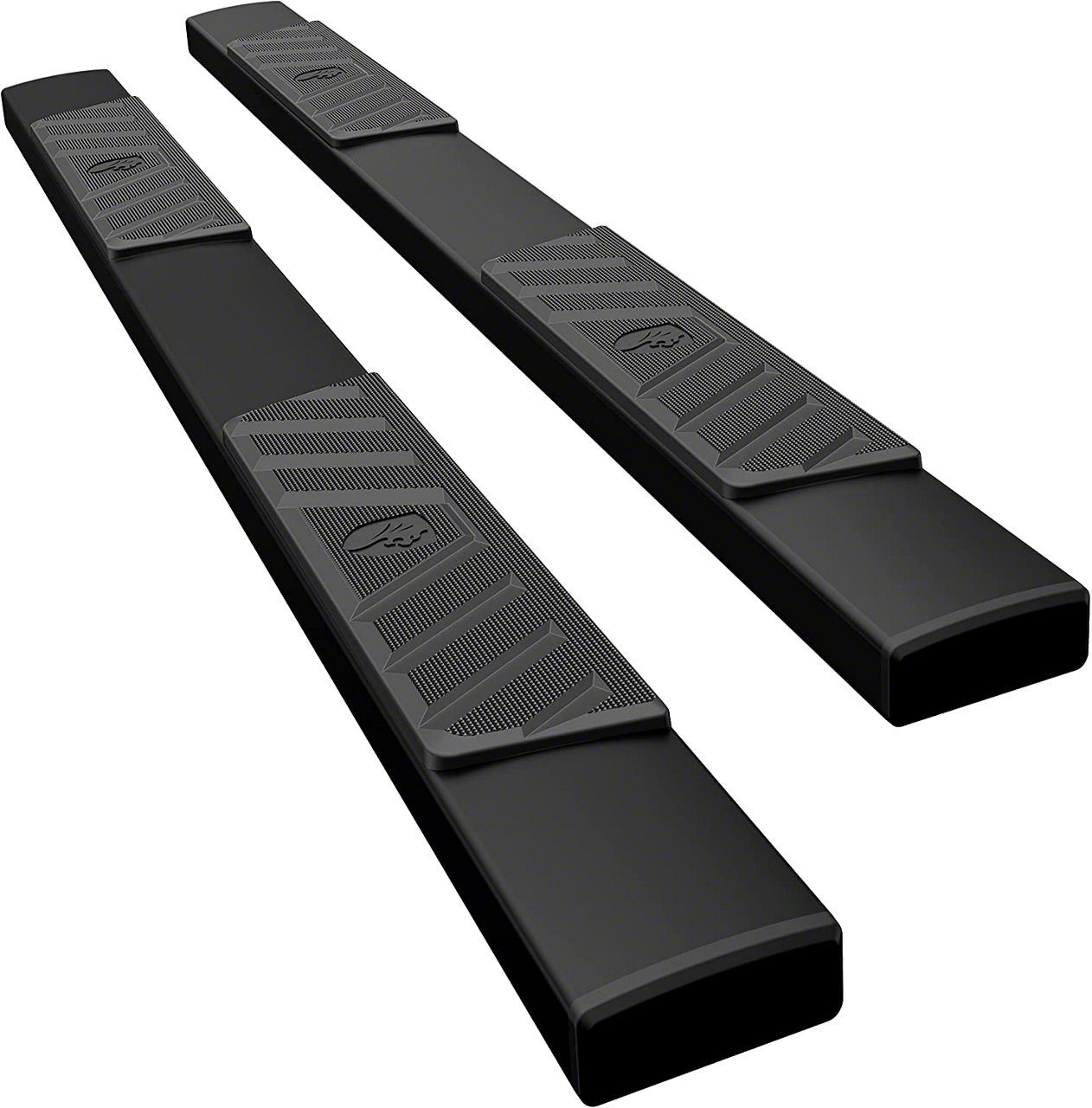 F-250 Super Duty 6-Inch Riser Side Step Bars; Textured Black (17-23 F ...