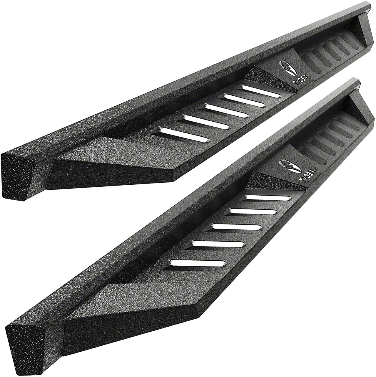 F-350 Super Duty Fury Side Step Bars; Textured Black (17-23 F-350 Super ...