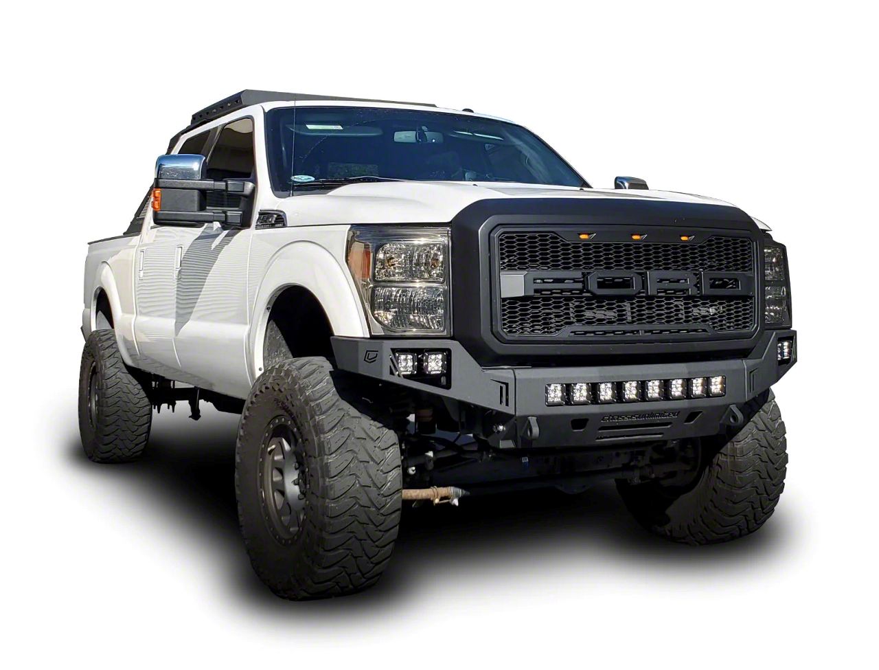 Chassis Unlimited F-250 Super Duty Octane Series Front Bumper; Black ...