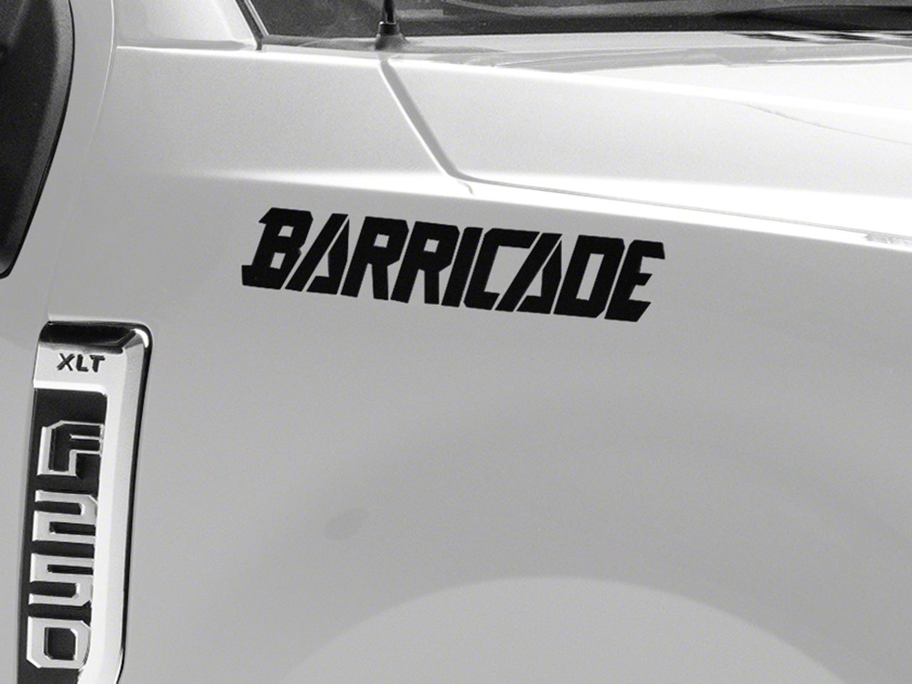 SEC10 F-250 Super Duty Barricade Standard Decal; Black J172644 ...