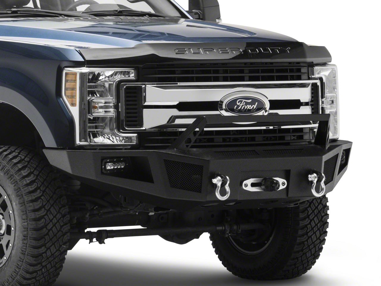 Barricade F-250 Super Duty HD Front Winch Bumper with LED Lighting ...