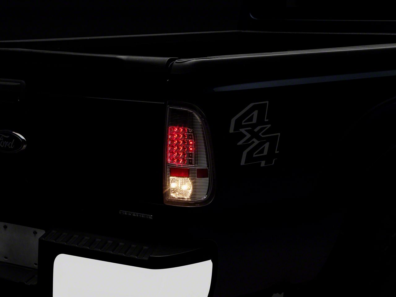 F-350 Super Duty LED Tail Lights; Chrome Housing; Clear Lens (11-16 F ...