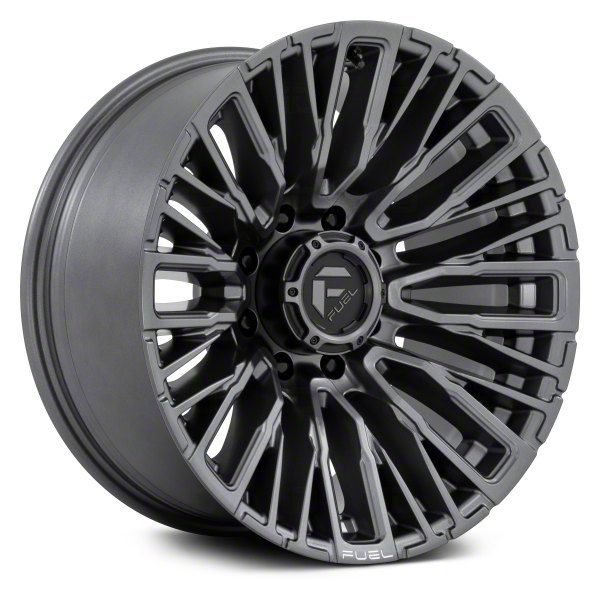 Fuel Wheels F-350 Super Duty Rebar Matte Gunmetal 8-Lug Wheel; 20x10 ...