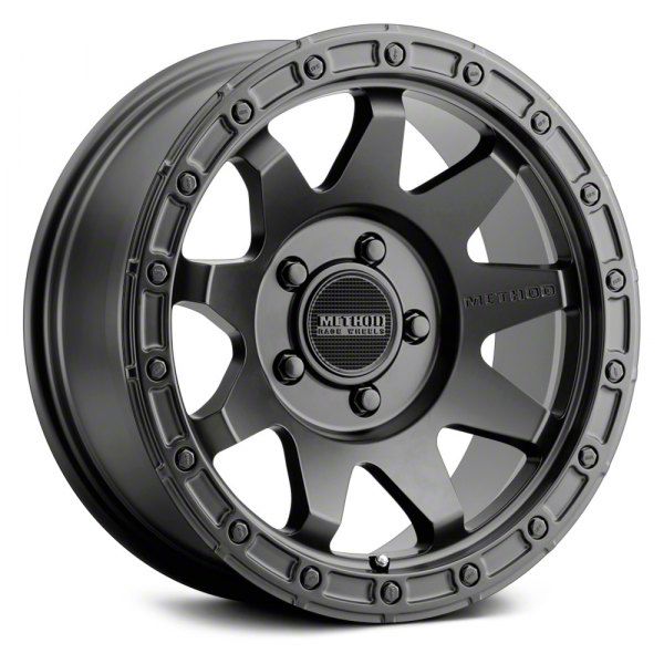 Method Race Wheels F-350 Super Duty MR317 Matte Black 8-Lug Wheel; 18x9 ...