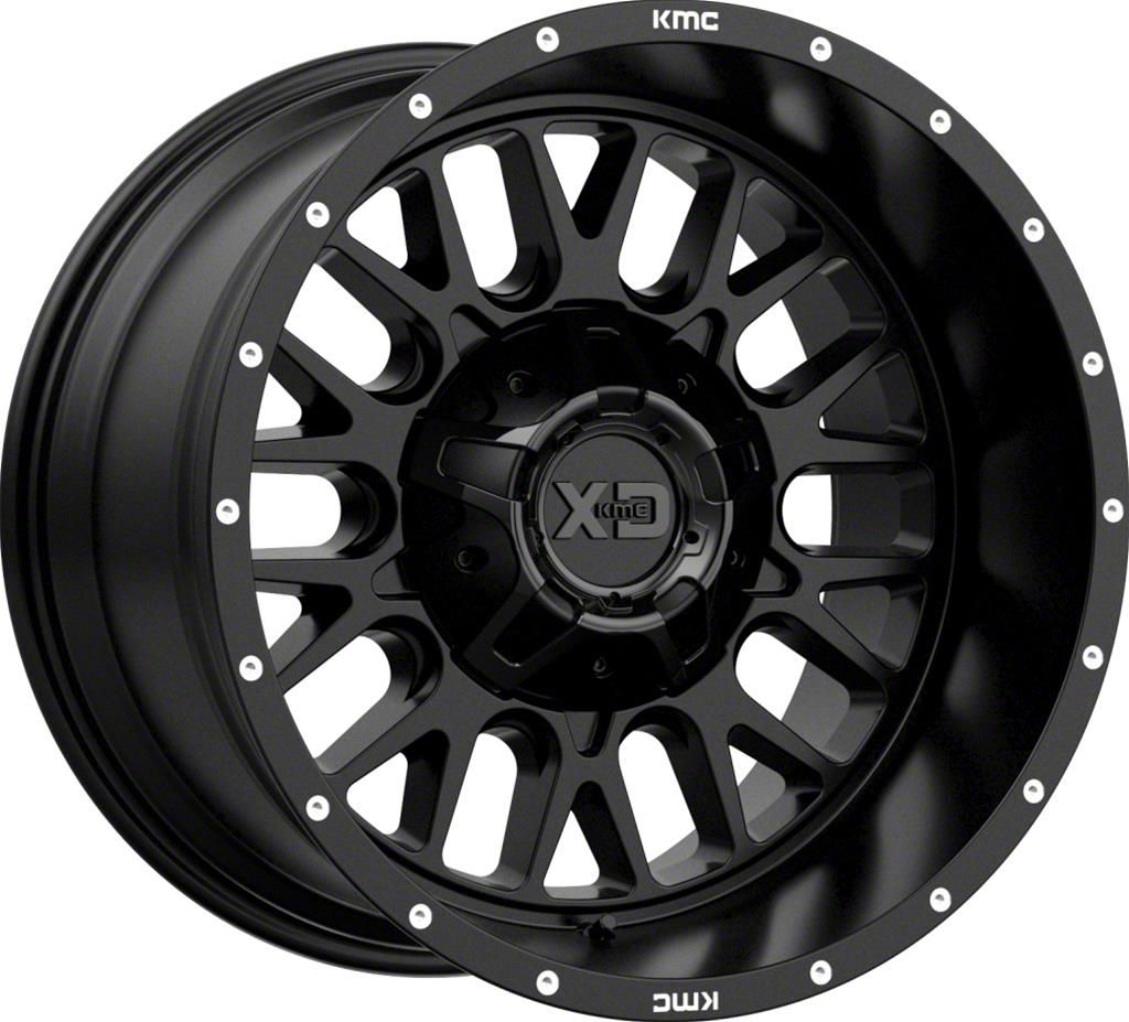 XD F-350 Super Duty Snare Satin Black 8-Lug Wheel; 20x10; -18mm Offset ...