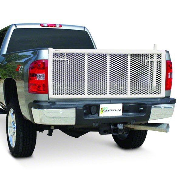 Go Industries F-250 Super Duty Straight Air Flow Tailgate; White 6618 ...