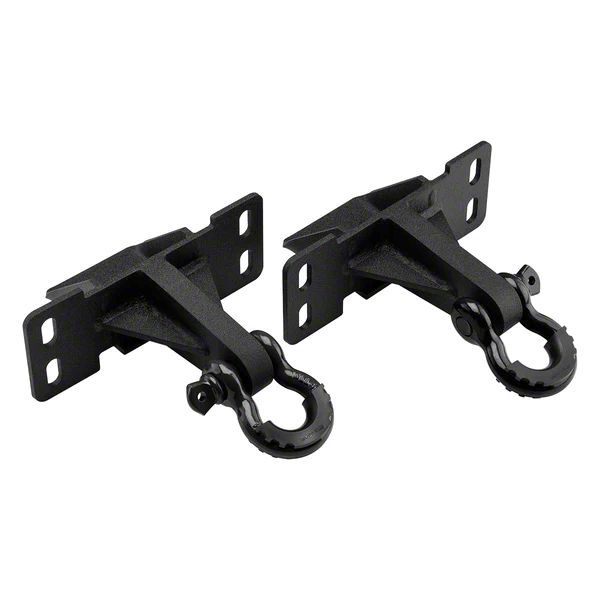 Supreme Suspensions F-250 Super Duty Bolt-On Shackle Mount with Black D ...