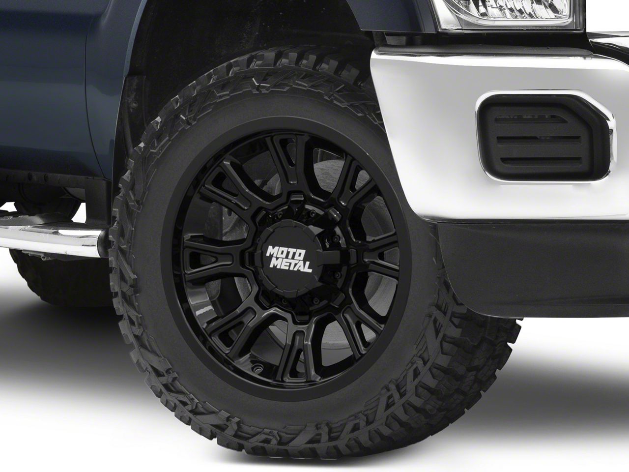 Moto Metal F-350 Super Duty Legacy Gloss Black 8-Lug Wheel; 20x9; 20mm ...