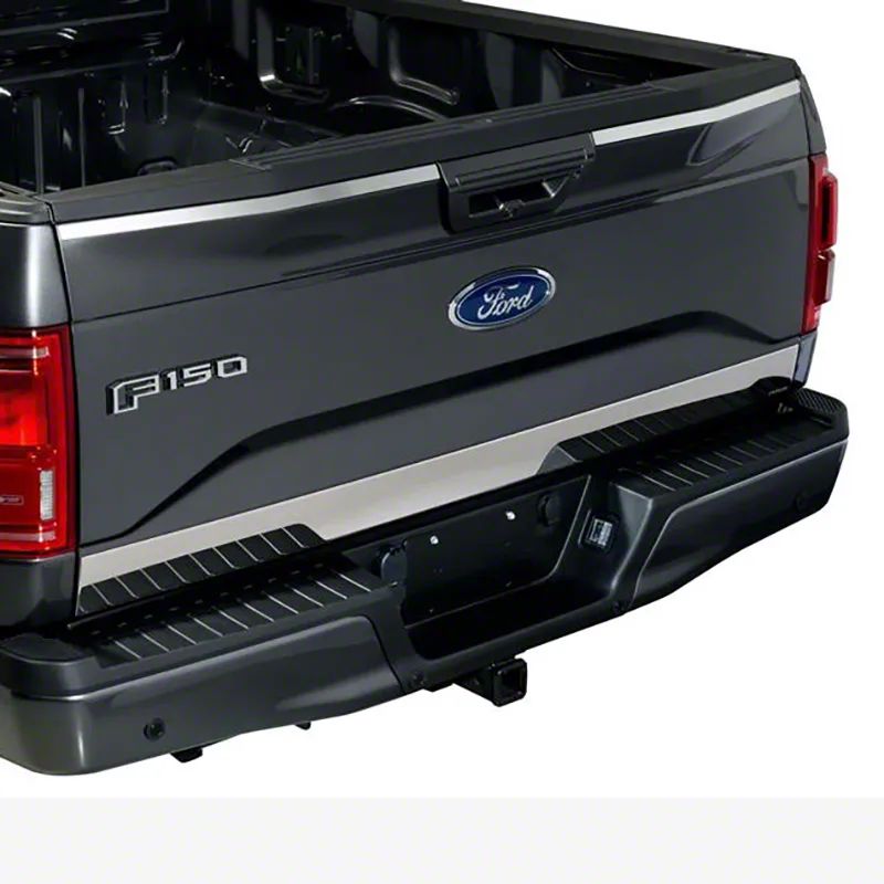 Putco F-250 Super Duty Stainless Steel Upper Tailgate Accent Trim ...