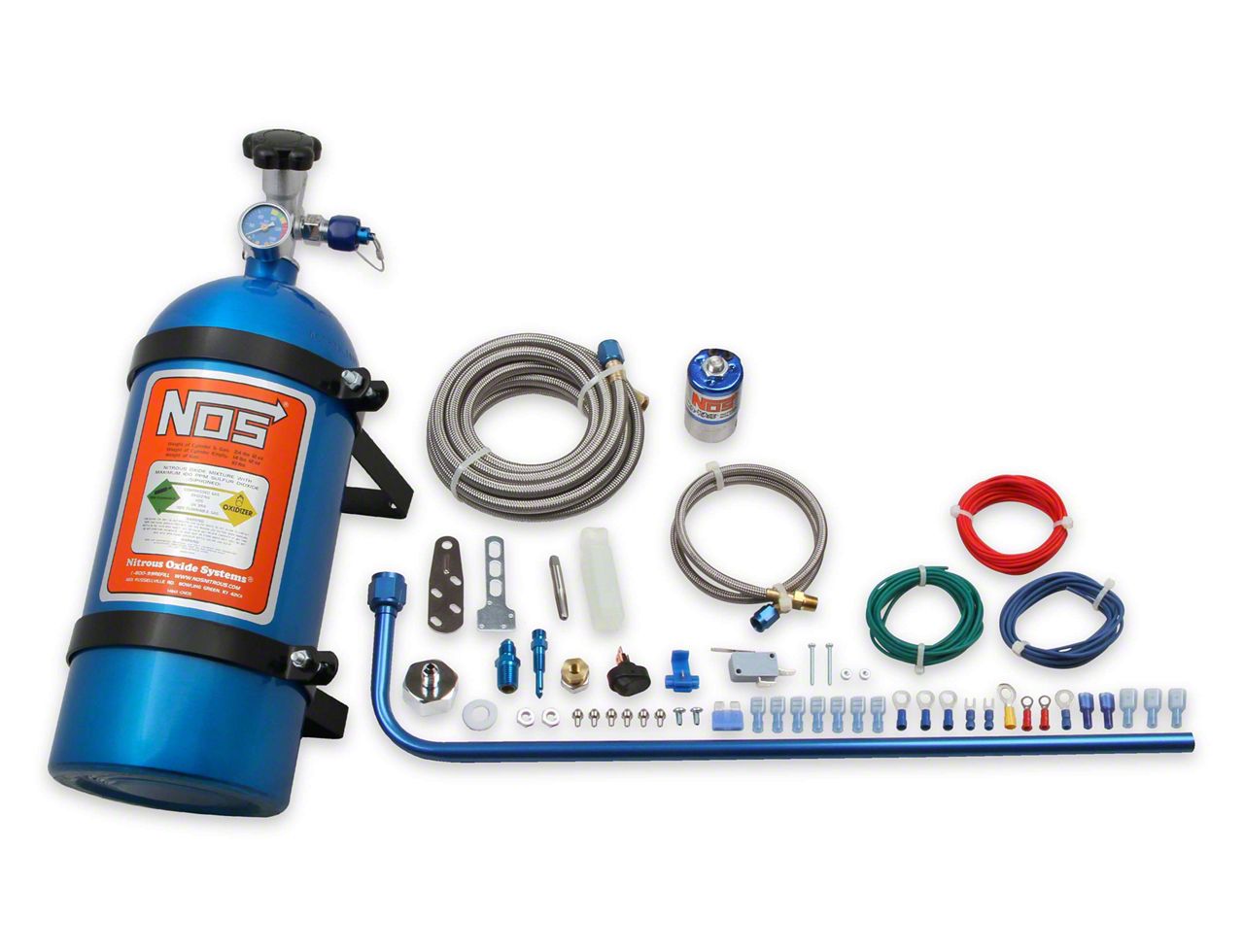 NOS Silverado 2500 Diesel Nitrous System; 10 lb. Blue Bottle 02519NOS ...