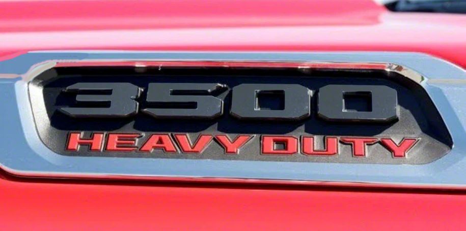 RAM 3500 3500 Hood Numbers Overlay Decals; Granite Crystal Metallic (19 ...
