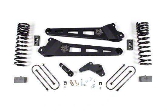 Zone Offroad RAM 3500 4.50-Inch Radius Arm Suspension Lift Kit with 2 ...