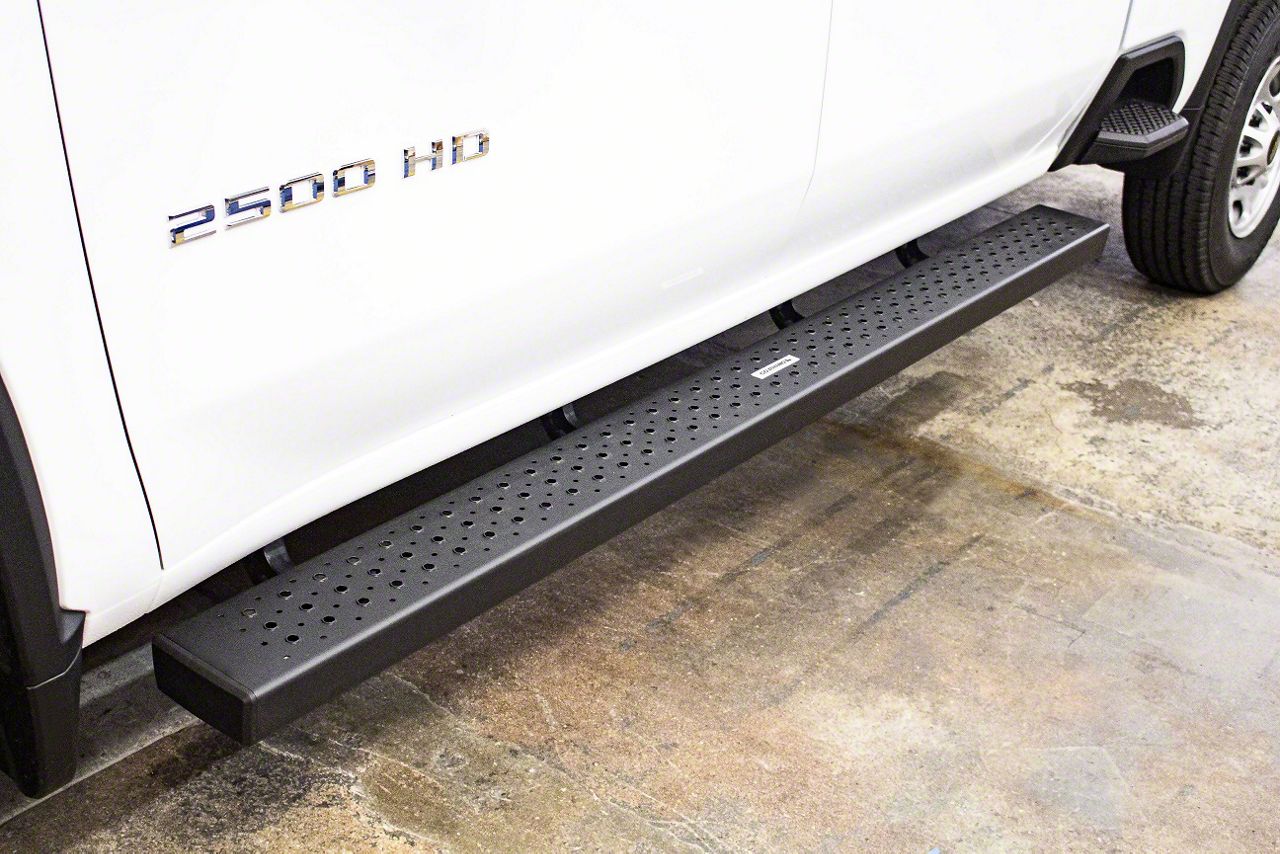 Silverado 2500 HD OE Xtreme Side Steps; Textured Black (20-23 Silverado ...