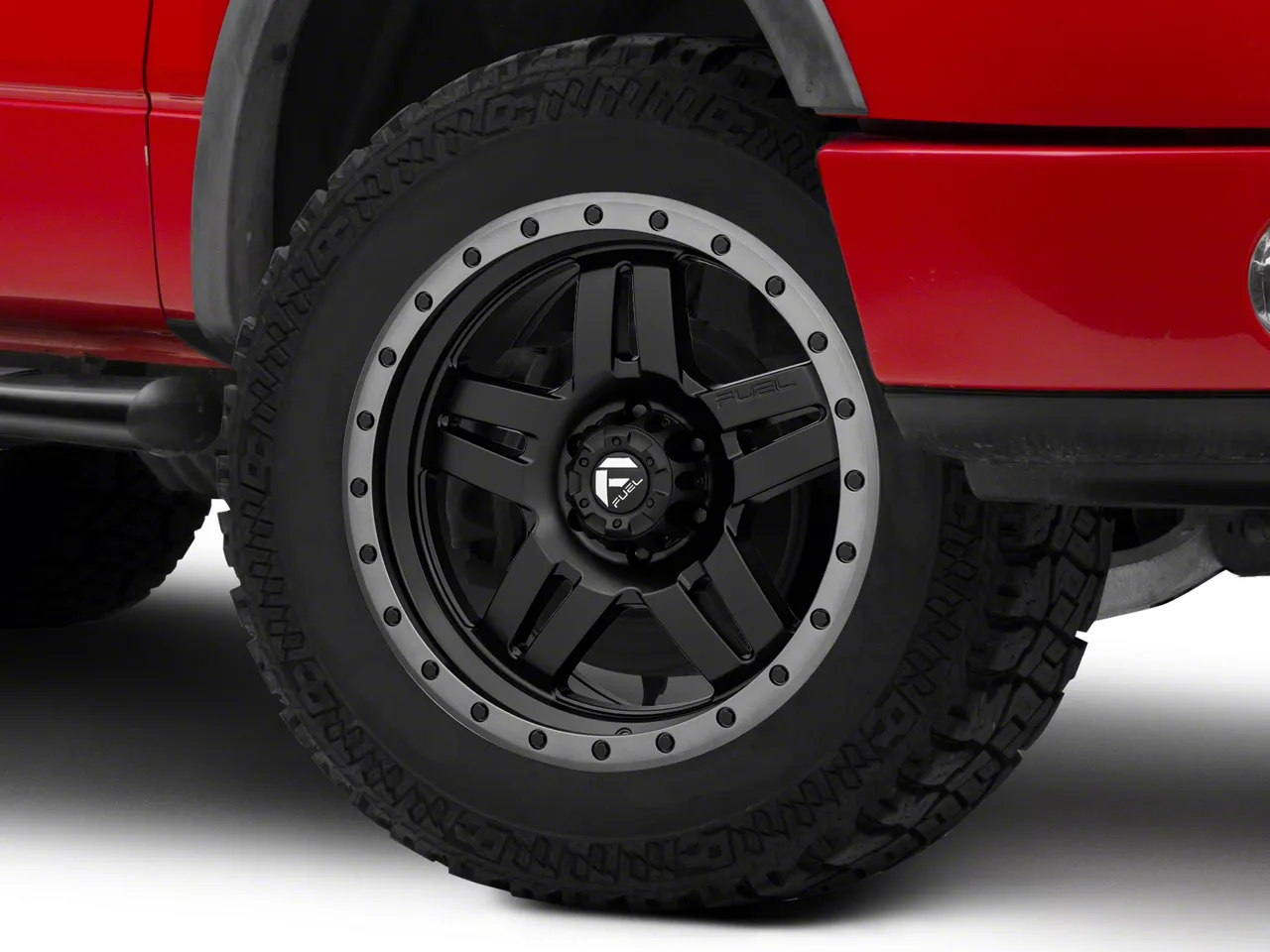 Fuel Wheels F-150 Anza Matte Black w/ Anthracite Ring 6-Lug Wheel ...