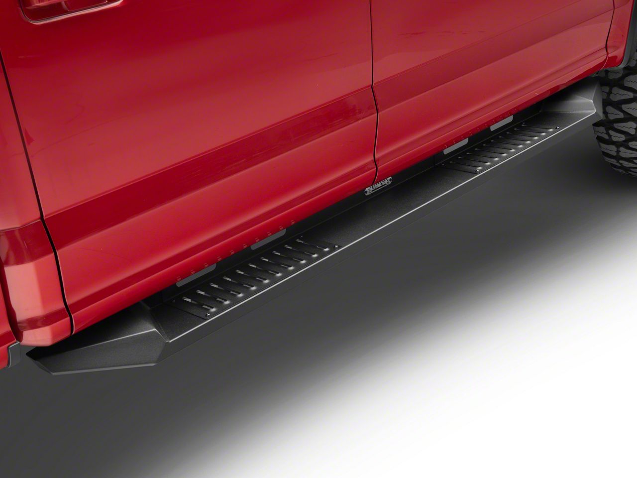 Barricade F-150 HD Steel Running Boards; Black T527817 (15-23 F-150 ...