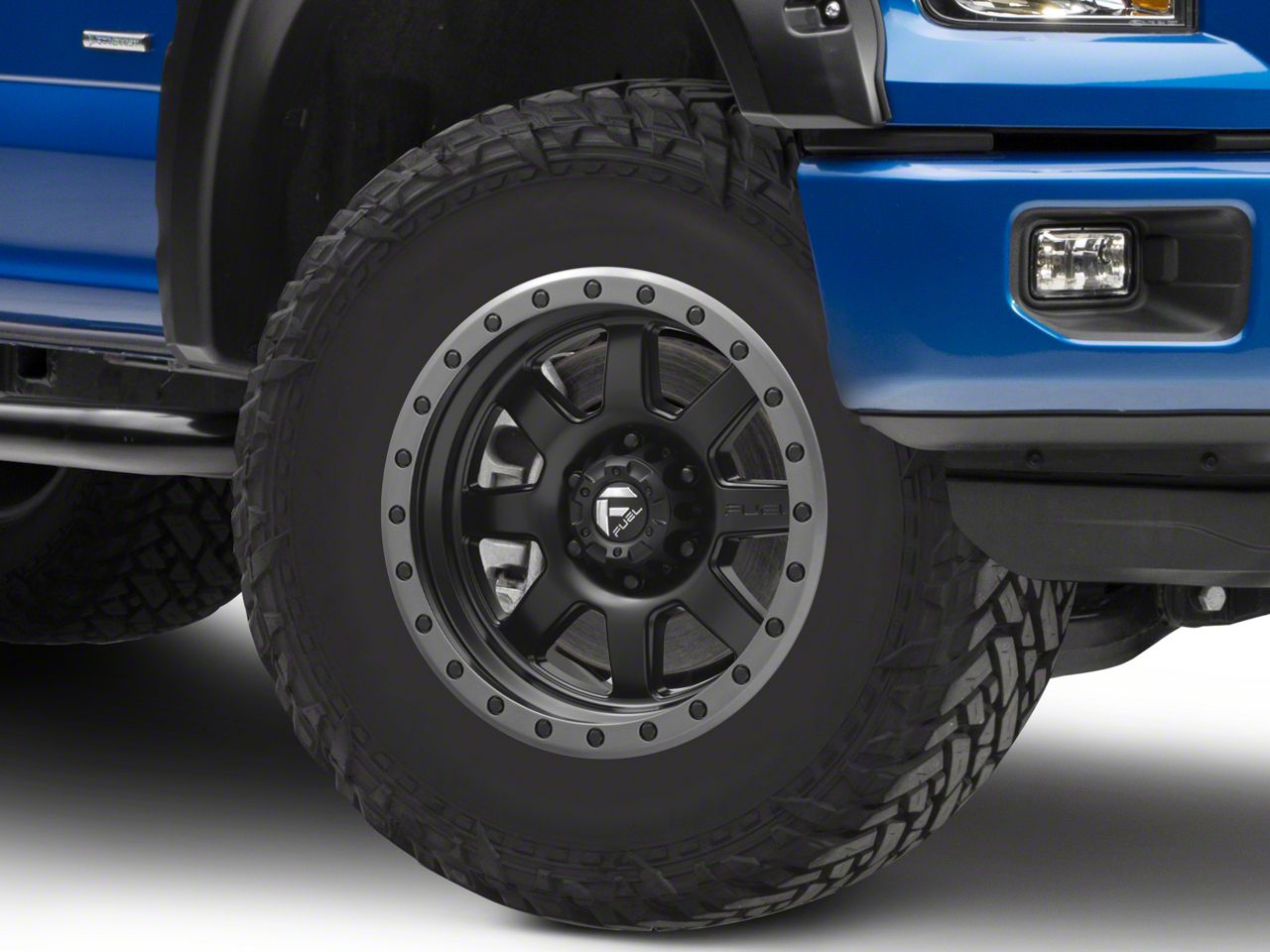 Fuel Wheels F-150 Trophy Matte Black w/ Anthracite Ring 6-Lug Wheel ...