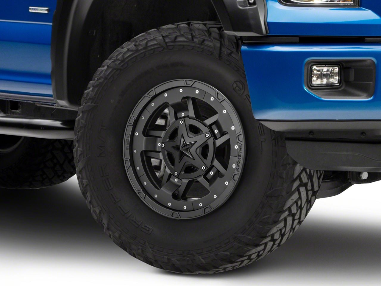 How to Install Rockstar Rs3 Matte Black - 18x9 0 mm Offset on your F ...