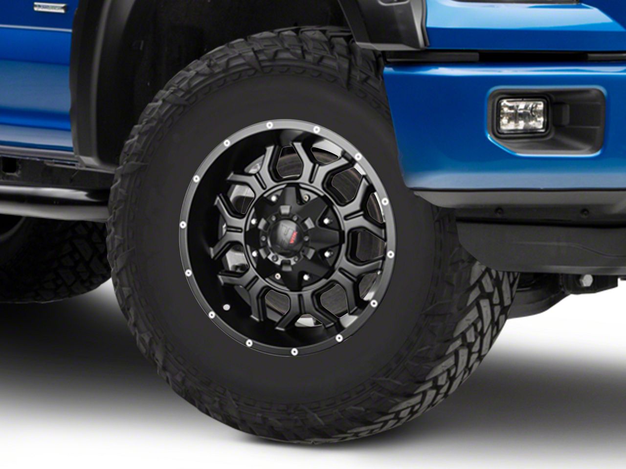 Havok Off-Road F-150 H106 Matte Black 6-Lug Wheel - 17x9; -12mm Offset ...