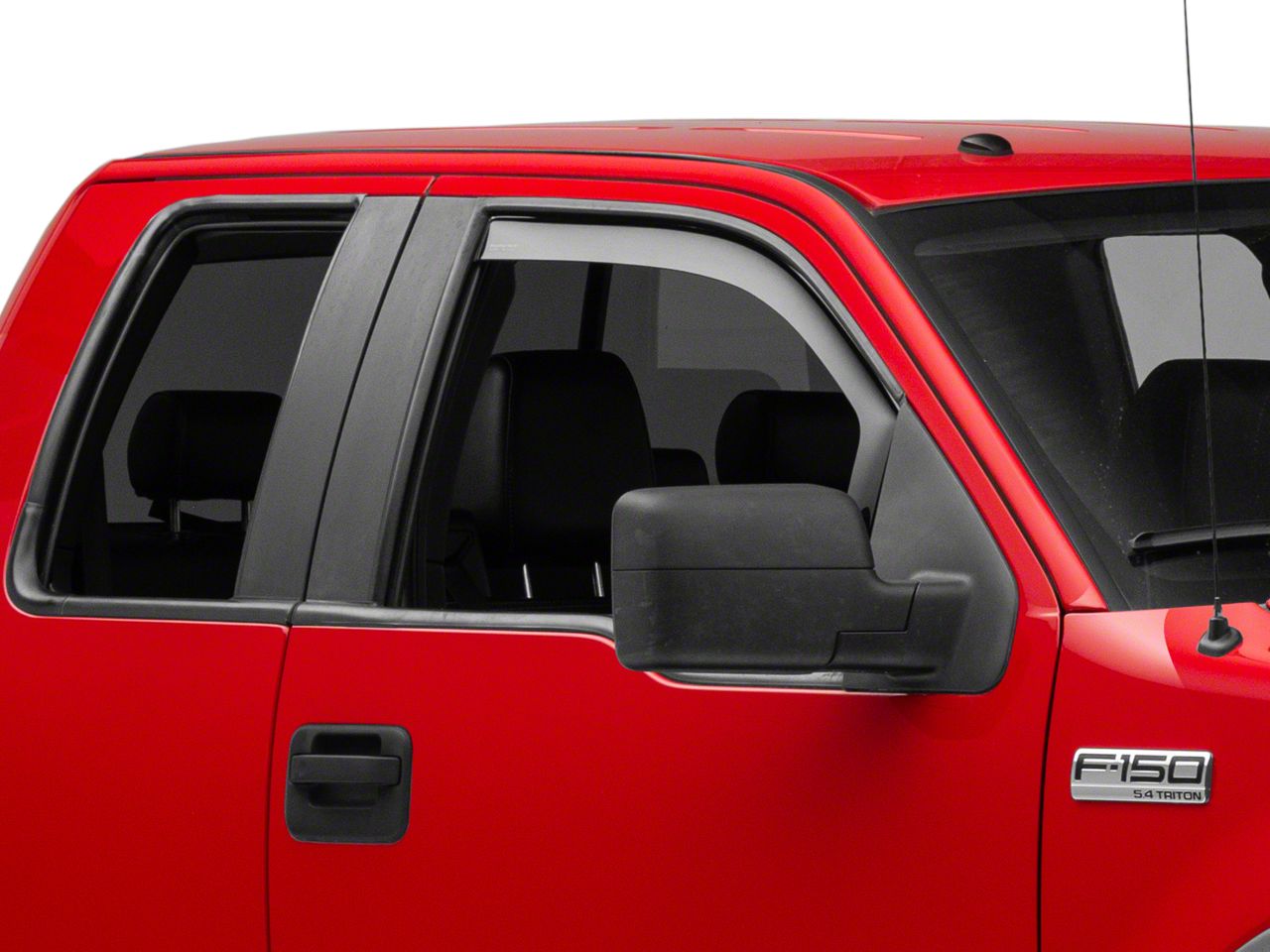 Weathertech F-150 Front Side Window Deflectors - Dark Smoke T536363 (04 ...