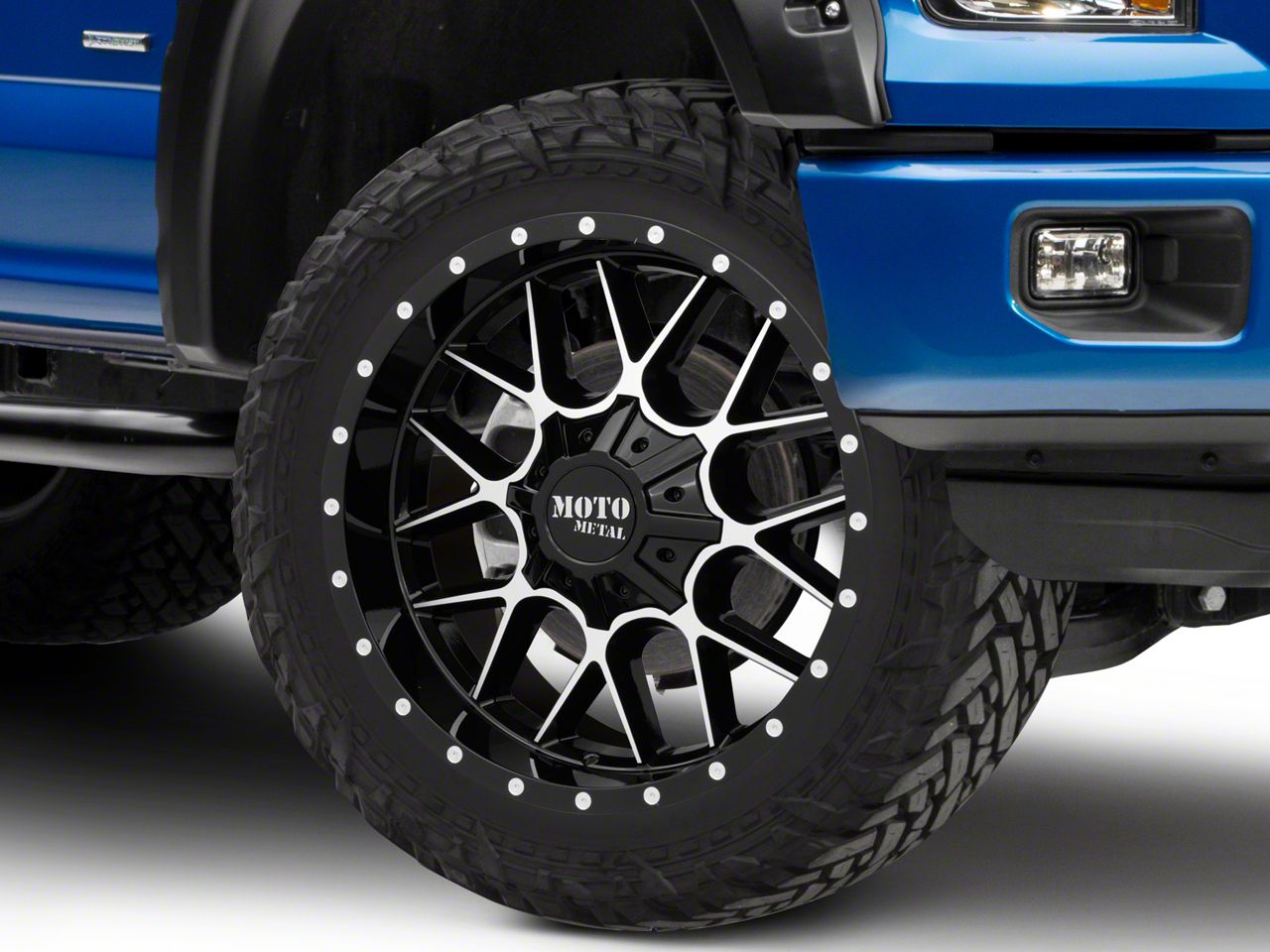 Moto Metal F-150 MO986 Siege Gloss Black Machined 6-Lug Wheel - 24x14 ...