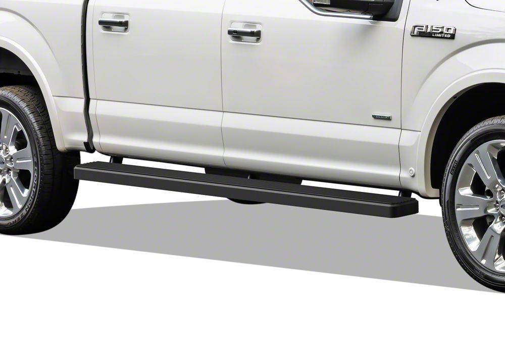 F-150 5-Inch iStep Running Boards; Black (15-23 F-150 SuperCrew) - Free ...
