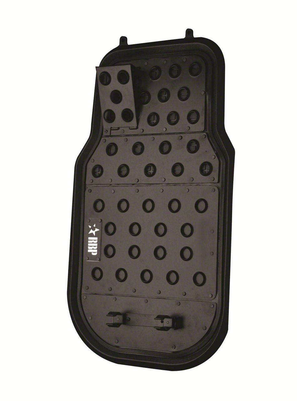 RBP Ranger Front Floor Mat; Black Powdercoat RBP-101 (Universal; Some ...