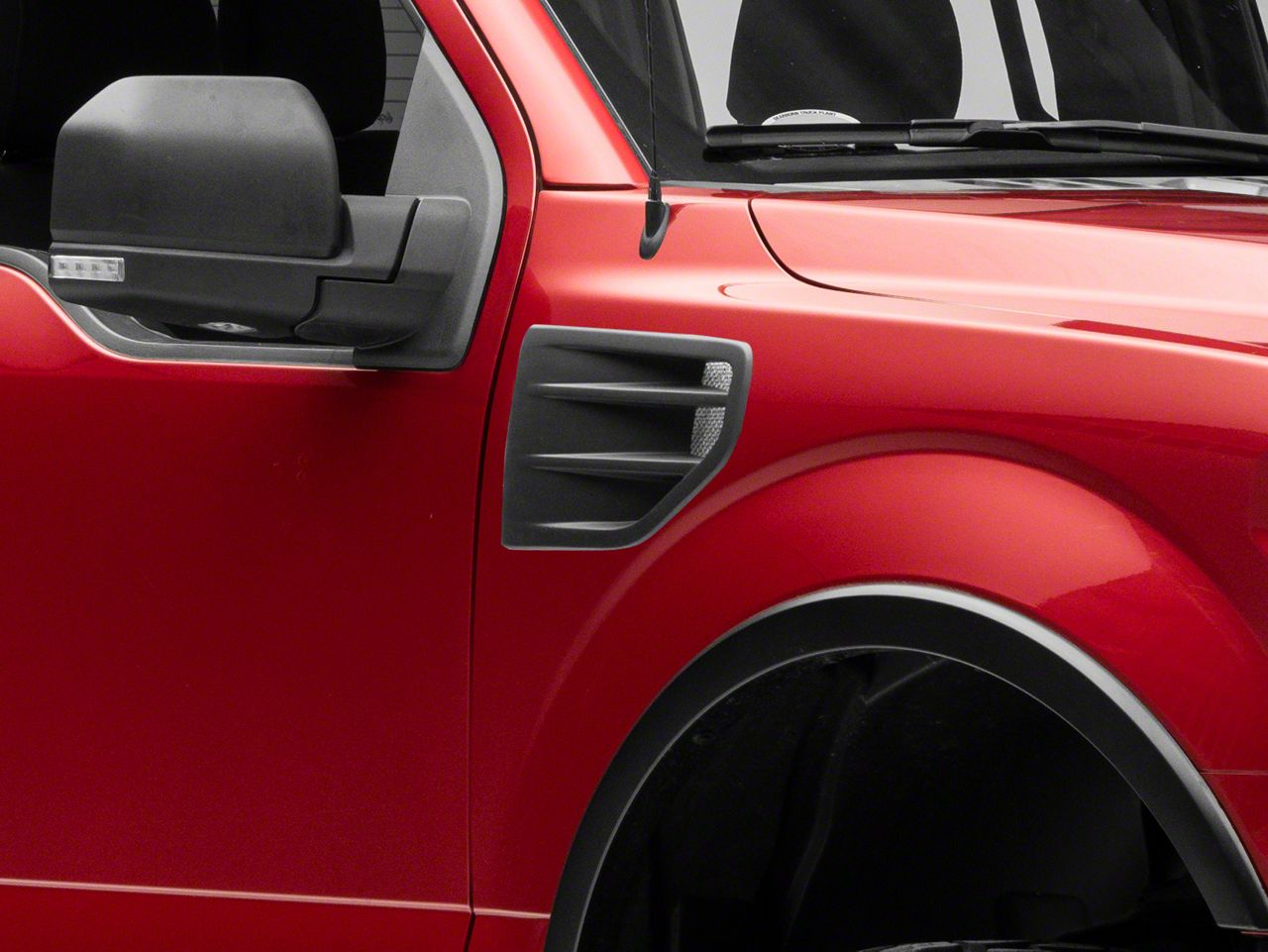 Air Design F-150 Fender Vents; Satin Black FO20A17 (15-20 F-150 ...