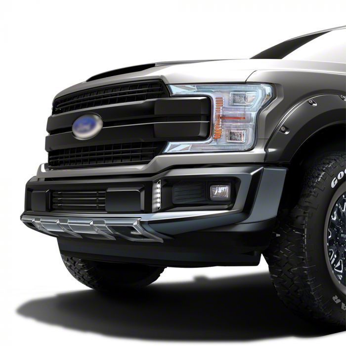 Air Design F-150 Front Bumper Guard with DRL; Unpainted FO25A11PR (18 ...
