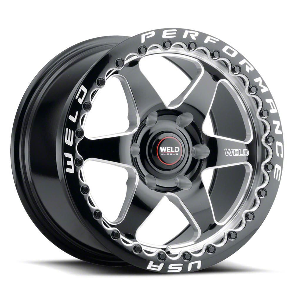 Weld Racing F-150 Ventura 6 Beadlock Gloss Black Milled 6-Lug Wheel ...