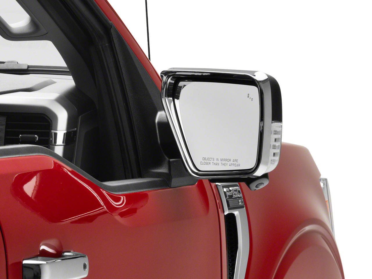 RedRock F-150 Side Mirror Trim; Chrome T569028 (21-23 F-150) - Free ...