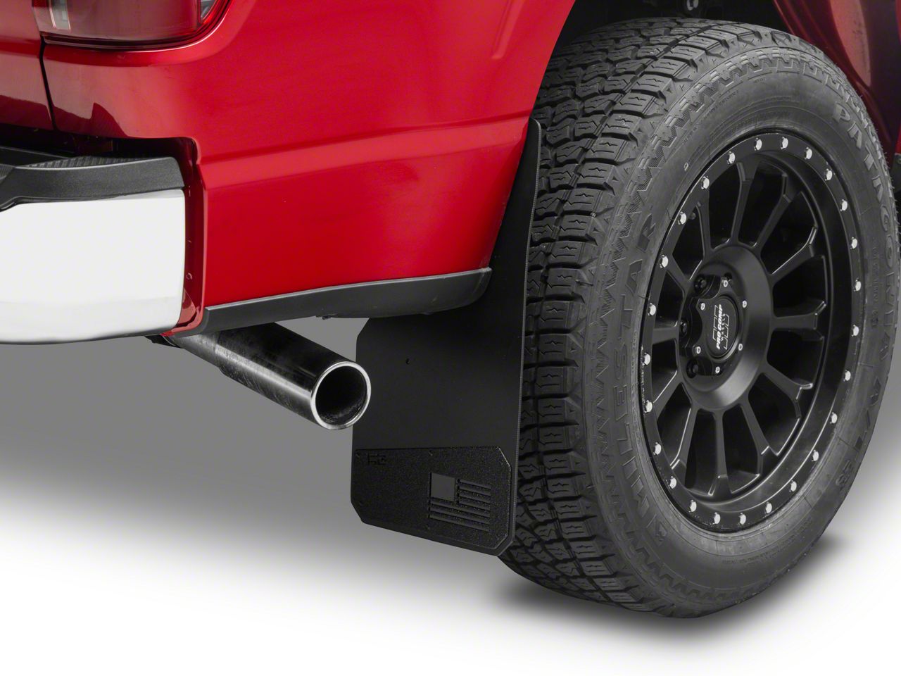 Rek Gen F-250 Super Duty Merica Mud Flaps; Front or Rear; Black A2001 ...