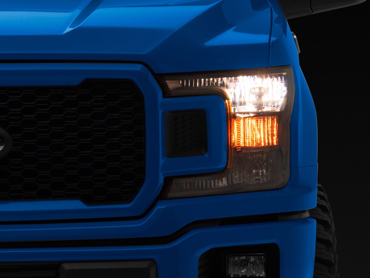 F-150 OE Style Headlight; Black Housing; Clear Lens; Driver Side (18-20 ...