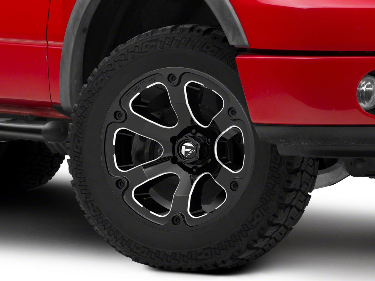 Mayhem Wheels F-150 Beast Gloss Black Milled 6-Lug Wheel; 22x10.5; 0mm ...