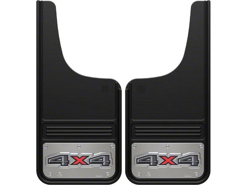 Ranger 12-Inch x 26-Inch Mud Flaps with 4x4 Logo; Front or Rear ...