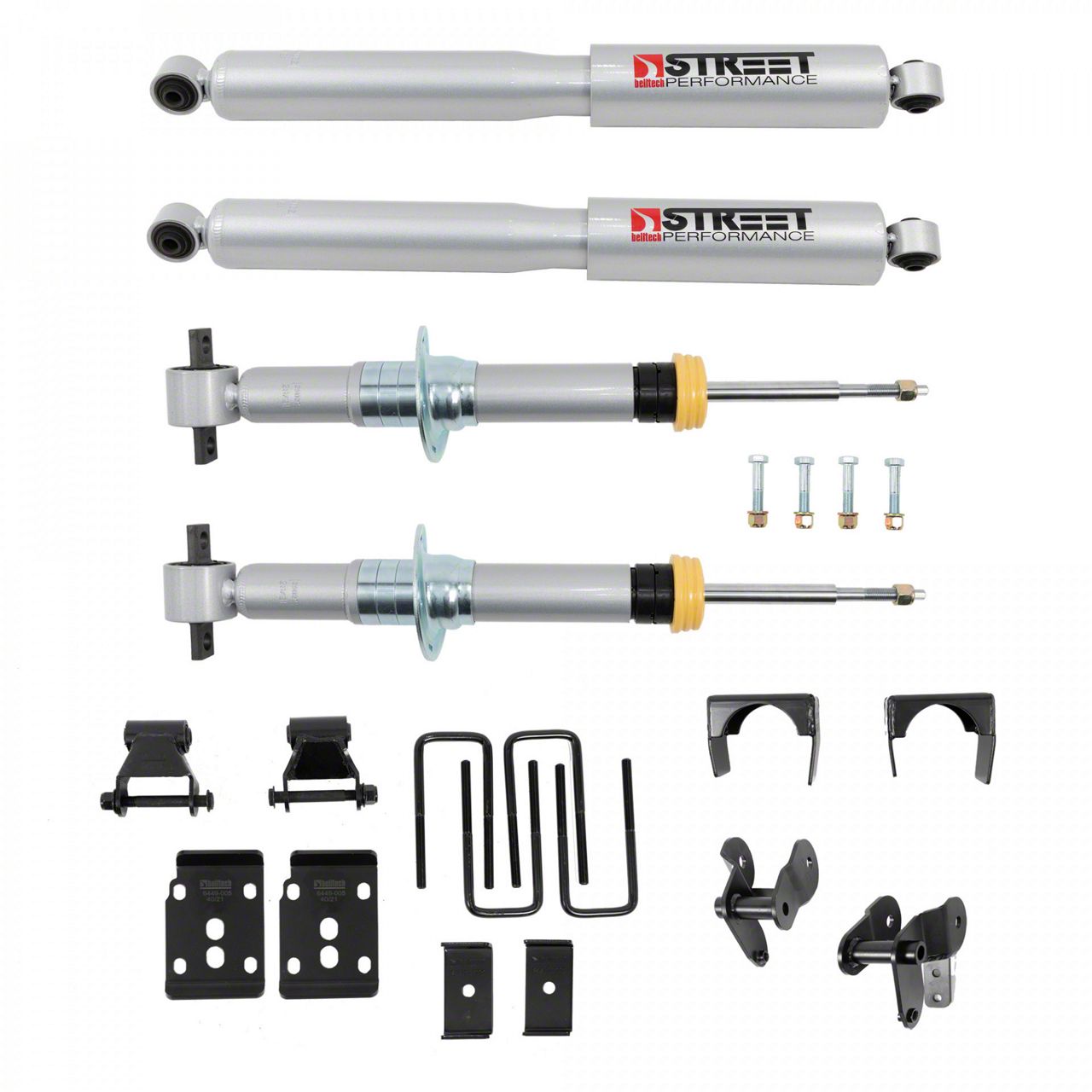 Belltech F-150 Lowering Kit with Street Performance Struts and Shocks ...