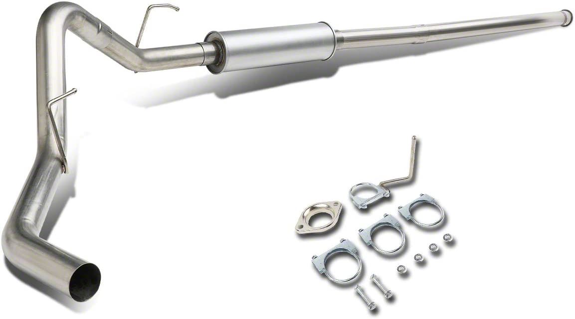 F-150 Single Exhaust System; Side Exit (15-17 3.5L EcoBoost F-150 ...