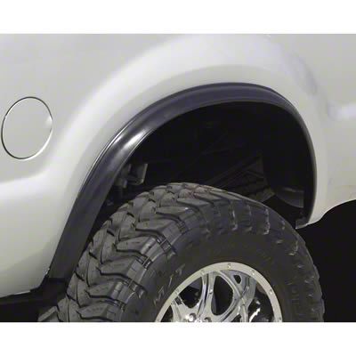 RAM 3500 Flexy Flare Rubber Fender Extensions; Heavy Duty; 2-1/2-Inch x ...