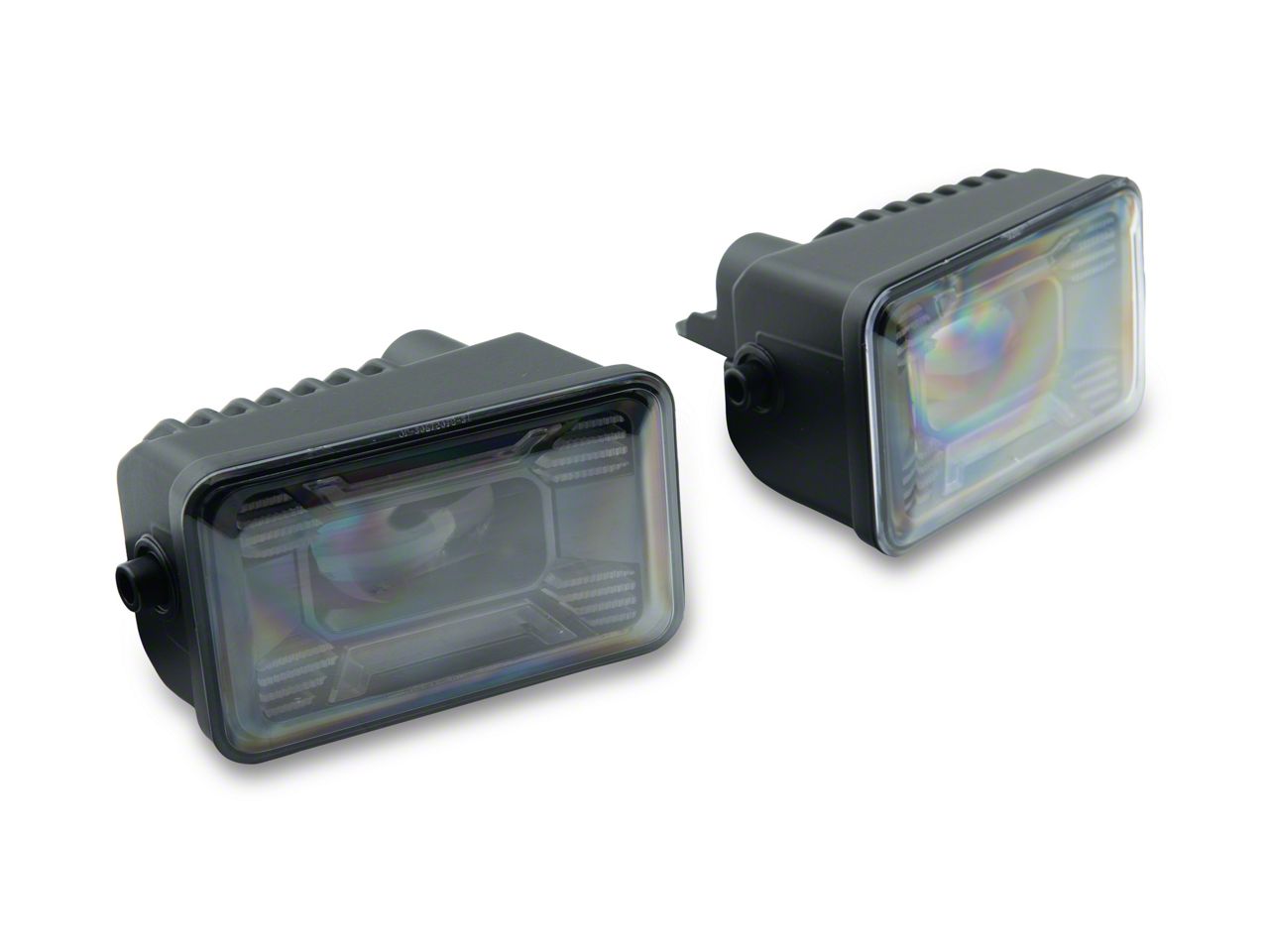 F-150 LED Fog Lights with DRL and Amber Turn Signal; Black Housing (15 ...