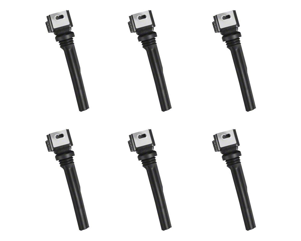 ACEON F-150 Ignition Coils; Black; Set of Six 7805-1176-06 (17-21 3.5L ...