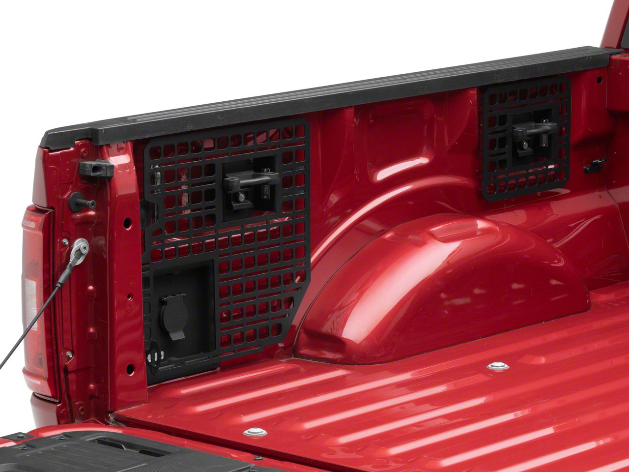 BuiltRight Industries F-150 Bedside MOLLE Rack System; 4-Piece Kit ...